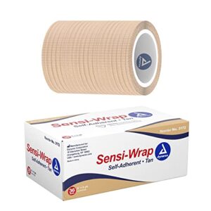 dynarex sensi wrap, self-adherent 2″ x 5 yds tan 36/cs