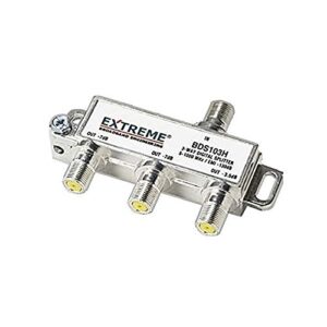 extreme 3 way unbalanced hd digital 1ghz high performance coax cable splitter – bds103h