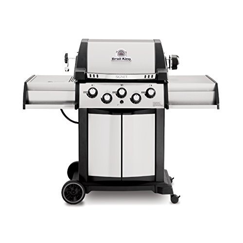 Broil King 986887 Signet 90 Natural Gas Grill with Side Burner and Rear Rotisserie