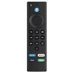 allimity l5b83g replacement voice remote control fit for amazon fire tv stick lite, fire tv stick (2nd gen & 3rd gen), fire tv stick 4k, fire tv cube (1st gen & 2nd gen), and fire tv (3rd gen)