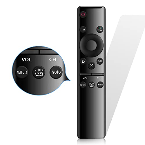 Universal Samsung Smart Tv Remote Control for Samsung LCD LED UHD HDR QLED SUHD Frame Curved HDTV 4K 8K 3D Smart TVs,with Netflix, Prime Video,hulu Buttons