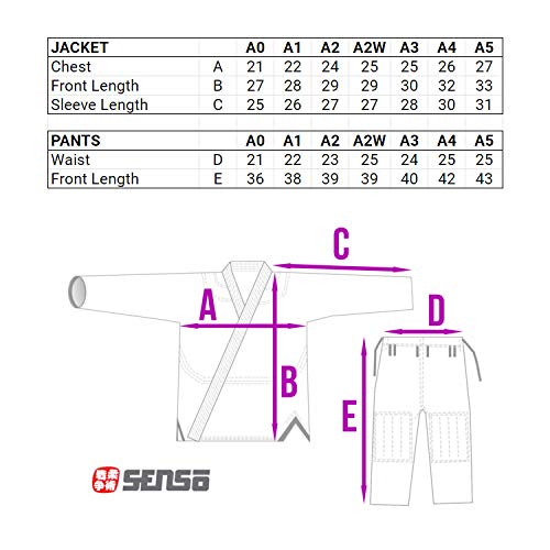 Senso Jiu Jitsu Yuki Gi (A1) White