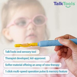 TalkTools® Sensi (Ocean Blue) Oral Sensory Therapy Tool with 7 Soft Sensi Jaw Tips