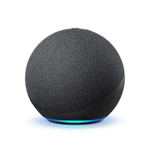 echo (4th generation) international version | with premium sound, smart home hub and alexa | charcoal