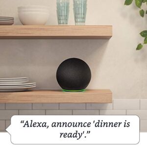 Echo (4th generation) International Version | With premium sound, smart home hub and Alexa | Charcoal