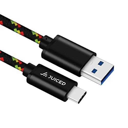 Juiced Systems USB-C to USB-A 10 Gbps USB 3.2 Gen 2 Data Power Cable - Fast Charging with Quick Data Transfers