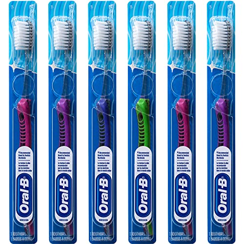 Oral-b Indicator Sensitive Toothbrush, 35 Extra Soft (Colors Vary) - Pack of 6