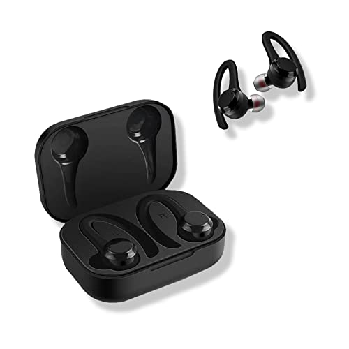 Santana Rumba by Carlos Wireless Sport Bluetooth Earbuds, Bluetooth Headphones IPX5 Waterproof, Hi-Fi HD Bass Stereo Sweatproof Earphones w/Mic Noise Cancelling Headset for Workouts, 21 HRS Playtime