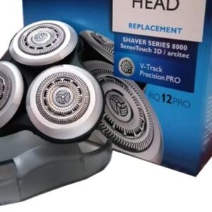 New Upgrade RQ12 PRO Replacement Head, for Philips Norelco RQ12 3D 1250X 1255X 1260X 1280X 1290X 8000X RQ10 Senso touch 3D Head Shaving Unit