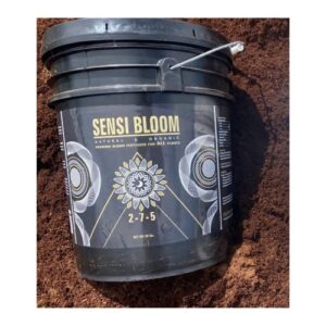 sensi bloom – premium flower and bloom fertilizer, craft organic dry fertilizer and soil amendment, enhance growth, plant vigor, bud size and terpenes perfect npk universal garden nutrient for all plants