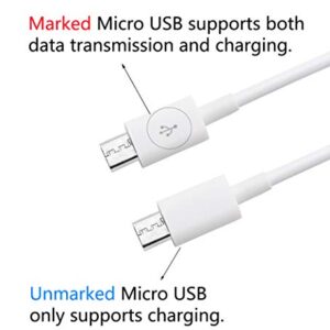 CERRXIAN USB 2.0 Type A Male to 2 Micro USB Male Splitter Y Data Charge Cable