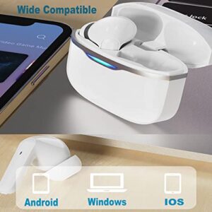 Wireless Earbuds, Bluetooth 5.2 Earbuds Touch Control in-Ear True Wireless Headphones, 24 Hrs Playtime with Charging Case, Hi-Fi Stereo headset with Built-in Mic for Headset for iPhone & Android