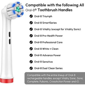 20 Pcs Electric Toothbrush Replacement Heads Compatible with Braun Oral B Extra Thin Soft Bristles for Pro Sensitive Gum Care, Sensi Ultra Thin for Oral-B Toothbrush Brush Heads Gentle Cleaning Refill