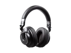 monoprice sonicsolace ii active noise cancelling (anc) over ear headphone, bluetooth 5, supports apple siri and google assistant personal voice assistants