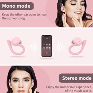 Wireless Earbuds, Bluetooth 5.1 Sport Headphones with mic, Noise Cancelling Touch Control in-Ear Bluetooth Earphones, Type-C Charging Wireless Headphones Auto Pairing, Stereo Headset for Gym