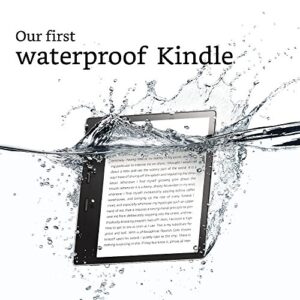 Kindle Oasis E-reader (Previous Generation - 9th) - Graphite, 7" High-Resolution Display (300 ppi), Waterproof, Built-In Audible, 32 GB, Wi-Fi + Free Cellular Connectivity (Closeout)