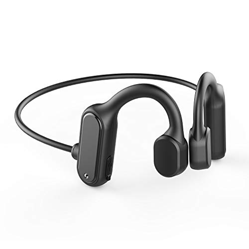 HUHD Bluetooth 5.0 Air Conduction Wireless Open Ear Headphones IPX6 Waterproof Wireless Headphones for Sport,Running,Walking