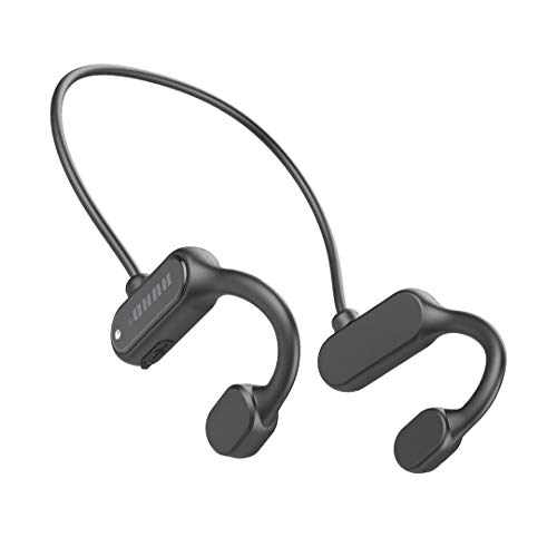 HUHD Bluetooth 5.0 Air Conduction Wireless Open Ear Headphones IPX6 Waterproof Wireless Headphones for Sport,Running,Walking