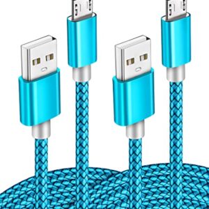 2pack 3.5ft Micro USB Cable Android Fast Charger Power Cord for Samsung S7/S6, Note 5/4, Galaxy J7 J3, Tablet Tab 3 4 S2 A 10.1 9.7 8.0 7.0 S 10.5 E 9.6 Pro Kids Lite Nook, Kindle Tablets Fire Hd Hdx