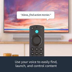 Alexa Voice Remote (International Version) with TV controls, requires compatible Fire TV device