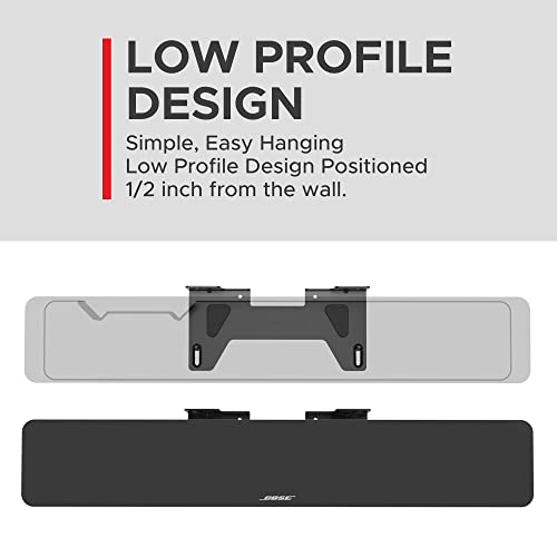 TV Speaker Wall Mount Kit Compatible with Bose TV Speaker Complete with All Mounting Hardware, Designed in The UK by Soundbass