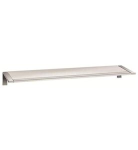 valsan ps225es sensis 22 1/4″ wall mount glass shelf in satin nickel