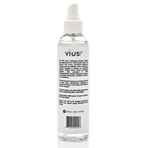 Screen Cleaner Kit – vius Premium Screen Cleaner Spray for LCD LED TVs, Laptops, Tablets, Monitors, Phones, and Other Electronic Screens - Gently Cleans Fingerprints, Dust, Oil (2oz Travel)