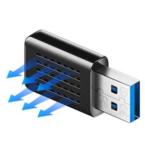 Cudy WU1300 AC 1300Mbps WiFi USB Adapter for PC, USB 3.0, USB WiFi Dongle, 5Ghz /2.4Ghz, WiFi USB, USB Wireless Adapter for Desktop/Laptop, Compatible with Windows Vista /7/8/8.1/10, mac OS, Linux