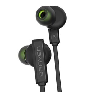 braven flye sport – water-resistant, bluetooth earbud – black