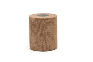 sensi-wrap, self adhesive bandage, beige, 3 inch x 5 yards, 10 rolls, ms-36130