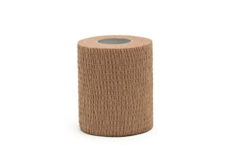 Sensi-Wrap, Self Adhesive Bandage, Beige, 3 Inch x 5 Yards, 10 Rolls, MS-36130