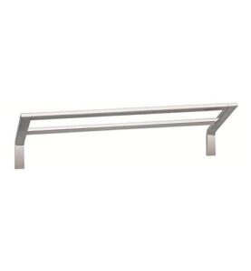 valsan ps145045es sensis 18″ wall mount double towel rail in satin nickel