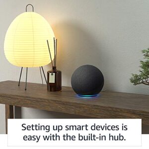 All-new Echo (4th generation) International Version | With premium sound, smart home hub and Alexa | Charcoal