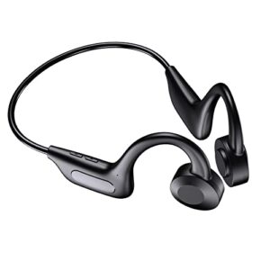 open ear air conduction bluetooth headphones, aocoakw ear hook wireless sports earphones with mic lightweight 5 hrs playtime for workouts, running, cycling, gyming