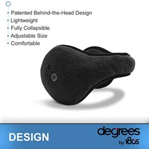 180s Degrees Womens Bluetooth Ear Warmer, Color: Black (31718-001-01)