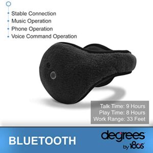 180s Degrees Womens Bluetooth Ear Warmer, Color: Black (31718-001-01)