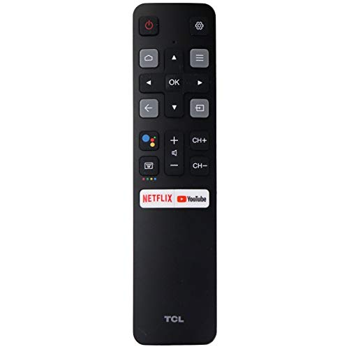 TCL Original Remote Control (RC802V FNR2) for Select TCL TVs - Black