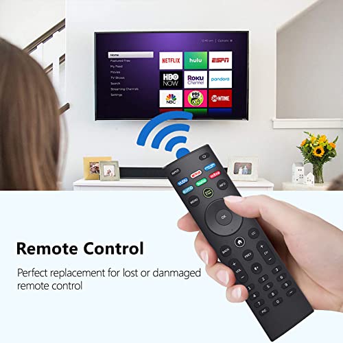 Universal Vizio Remote Control XRT140 fit All Vizio Smart TV with Vudu Netflix Primevideo Xumo Hulu Redbox Watchfree Buttons