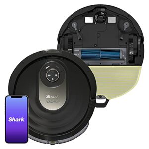 shark ai robot vacuum & mop, with home mapping, perfect for pets, wifi, works with alexa, black/gold (av2001wd)