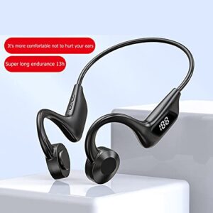 Gspmoly Wireless Bluetooth Headset Bone-Conduction Headphones Bluetooth 5.0 Wireless Earbuds Sport, Running Cycling Driving Workouts Fitness Wireless Earphones Earbuds Headset