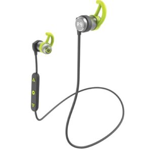 puregear pureboom in-ear bluetooth premium sound headphones wireless sport earbuds w/mic, ipx4 sweat and water resistant, universal fit, 8 hours battery, magnetic auto on-off technology