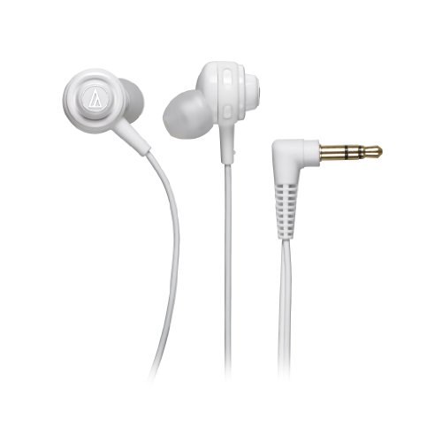 Audio Technica ATHCOR150WH In-Ear Headphones, White