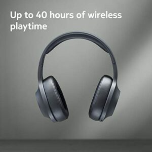 Nokia Essential Wireless Headphones - Universal Bluetooth - 40 Hours Playback - Soft Leather Over Ear with Foldable Headband