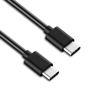 usb-c type c to usb-c type charge & data cable cord wire for new beats flex, samsung, lg, pixel & other new wireless headsets, earphones, portable ssd & android phones/tablets