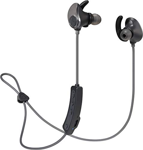 Audio-Technica ATH-SPORT90BTBK SonicSport Wireless in-Ear Headphones, Black