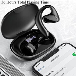 Luisport Open Ear Bluetooth Headphones Wireless Earphones Bluetooth Earbuds Wireless Earbuds Bluetooth Earphones Wireless Earphones (S900-Black)