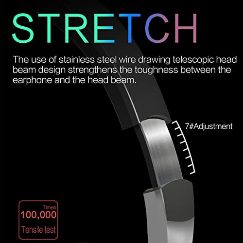 Foldable Wireless Earbuds Bluetooth Headphones Sport Earphones Over-Ear Buds with Earhooks Bluetooth Headphones Over-Ear