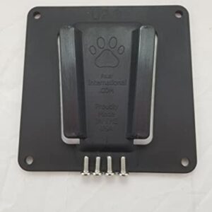 PAW International Single Black Polymer RV TV Bracket