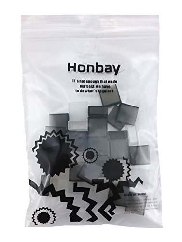 HONBAY 40pcs Semitransparent Black and Clear Plastic USB Male Anti-Dust Plug Stopper Cap Cover