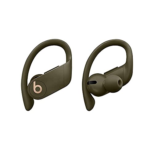 HC-Beat PowersBeatsPro - Totally Wireless Earphones with Charging case and Lightning to USB-A Charging Cable (Moss) (Renewed)